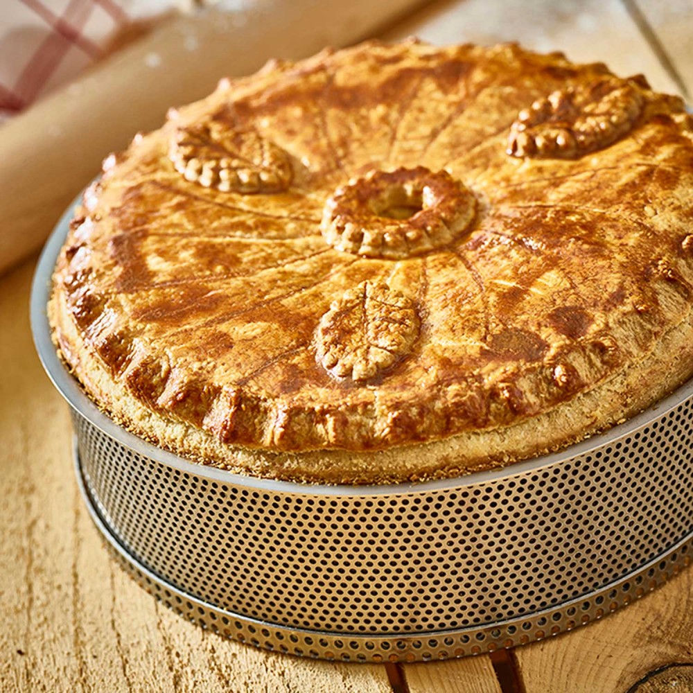 DE BUYER removable cheesecake mold in stainless steel