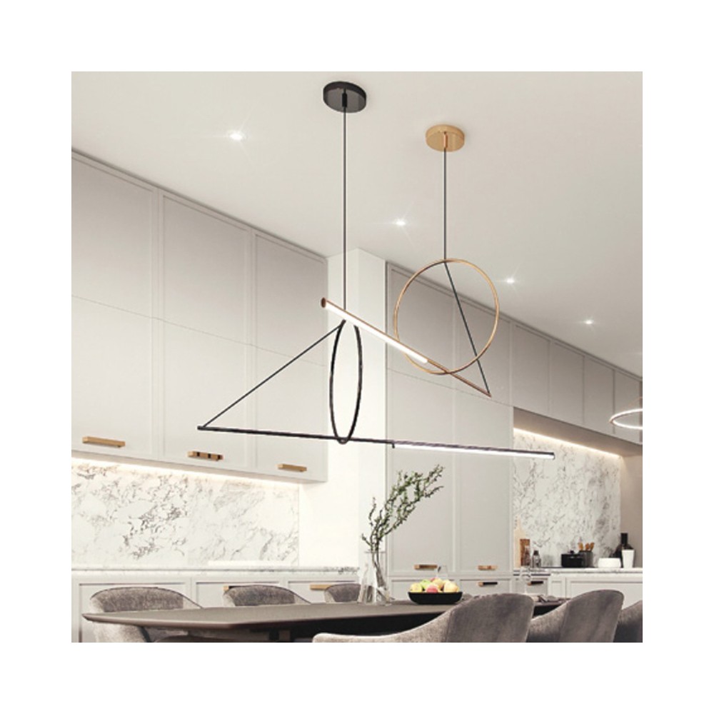 Cercle et Trait Pendant CVL - 2 sizes 4 colors