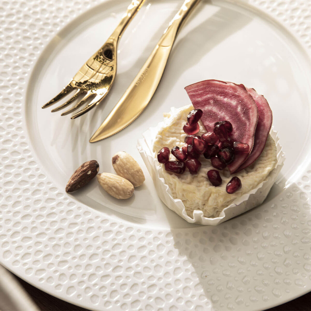 DEGRENNE 6 Dew Pearls Plates - 6 sizes