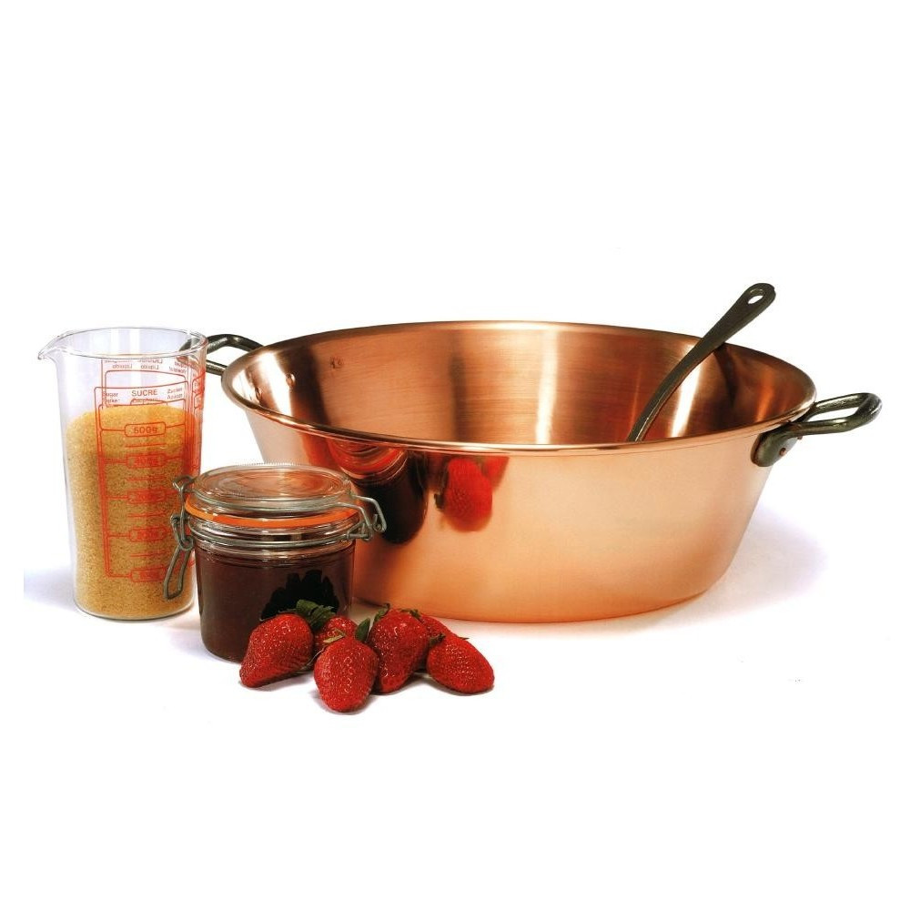Jam pan 40cm smooth copper Baumalu