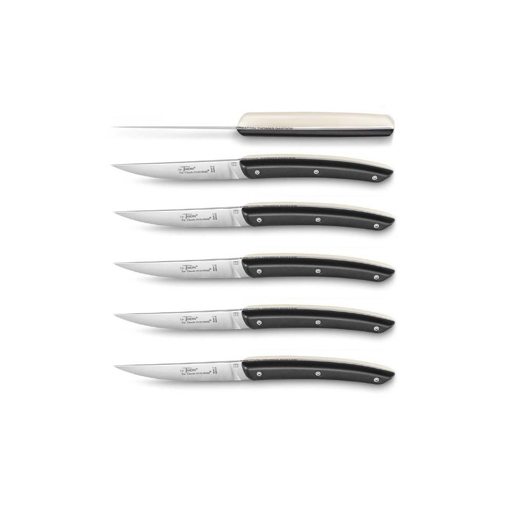 Box of 6 Claude Dozorme x Thomas Bastide Shadow knives - 5 colors