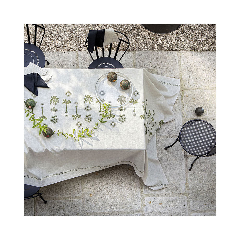 Alexandre Turpault Barbade tablecloth 100% linen - 3 sizes