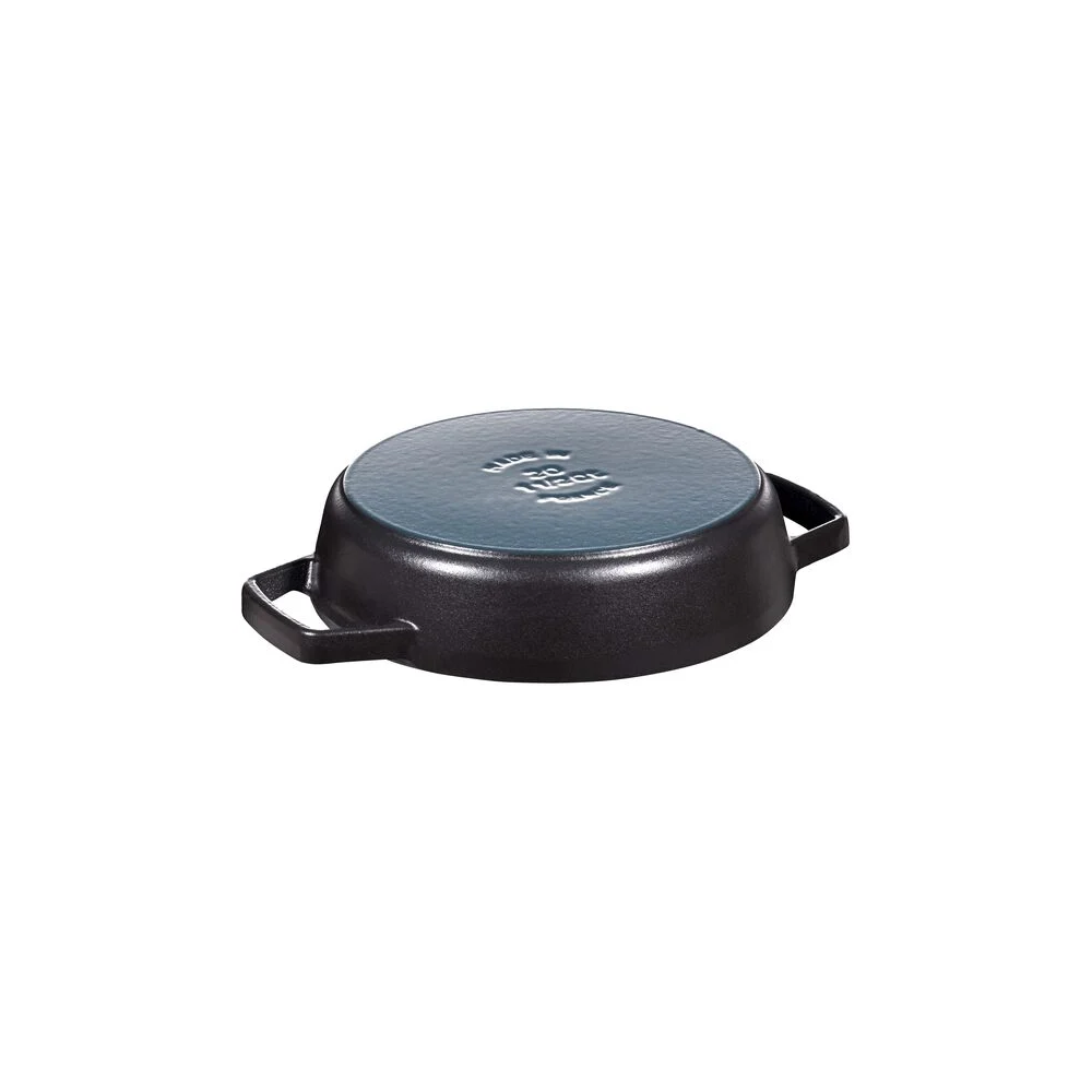 Staub cast iron frying pan with 2 handles - 2 colors 3 sizes