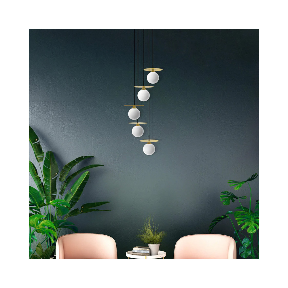 Aluminor Cascade S chandelier pendant