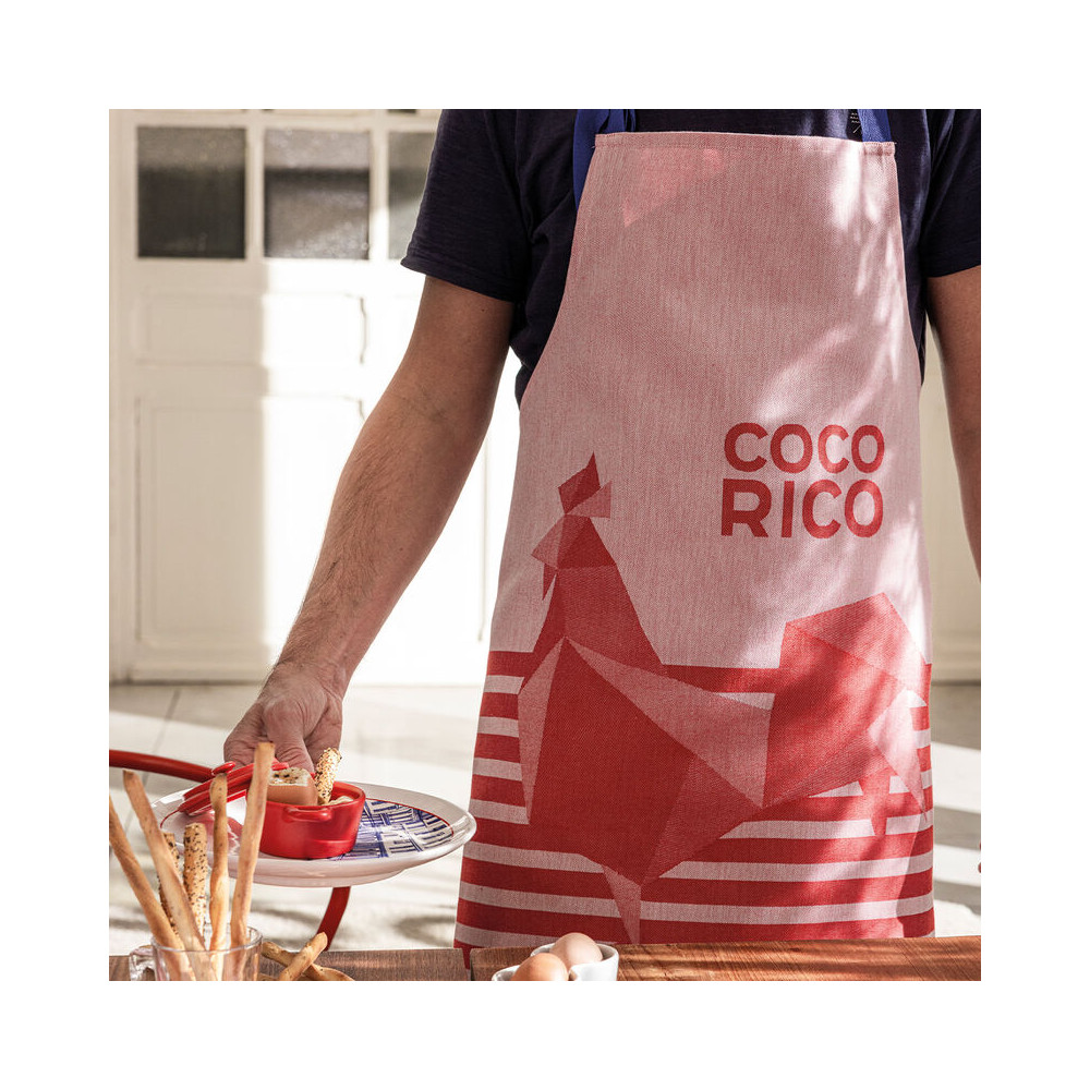 LE JACQUARD FRANCAIS Coco-Rico Elysée Apron - 2 Colors