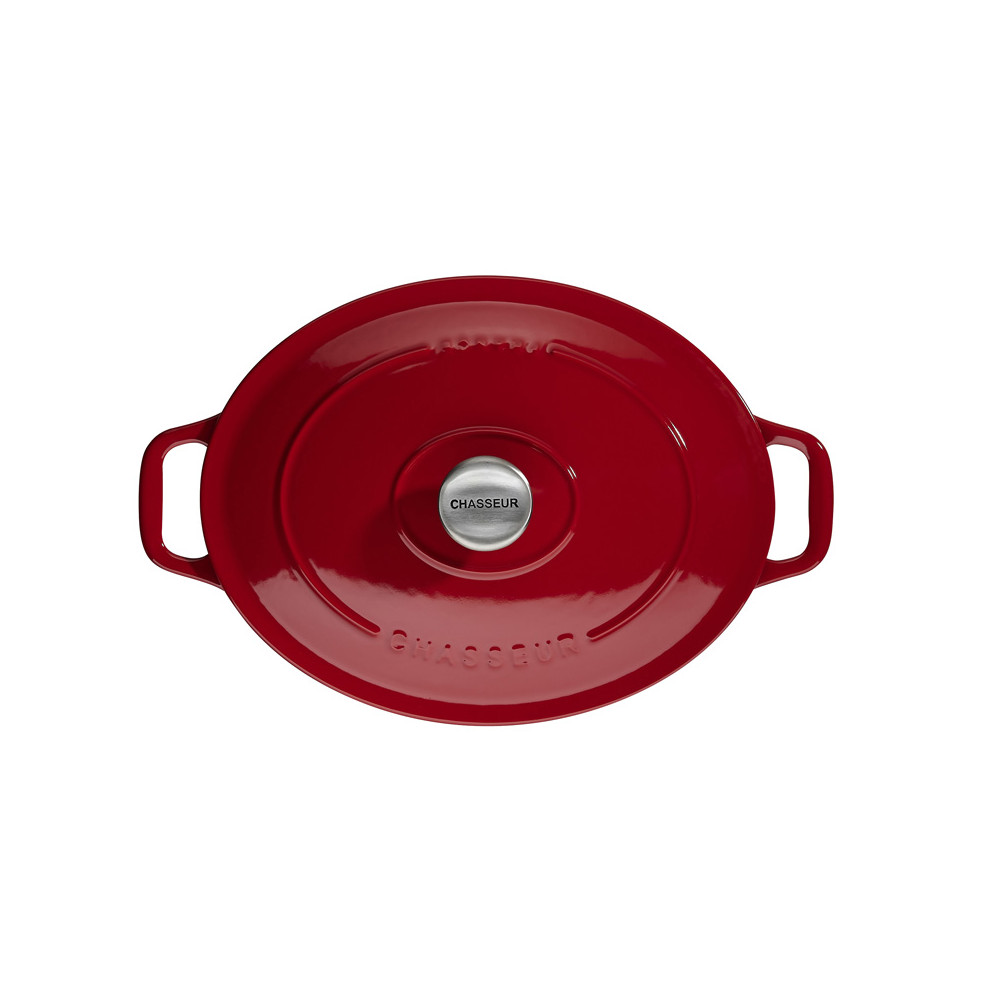 CHASSEUR Oval Cast Iron Cocotte Dish 33cm - 6 Colors