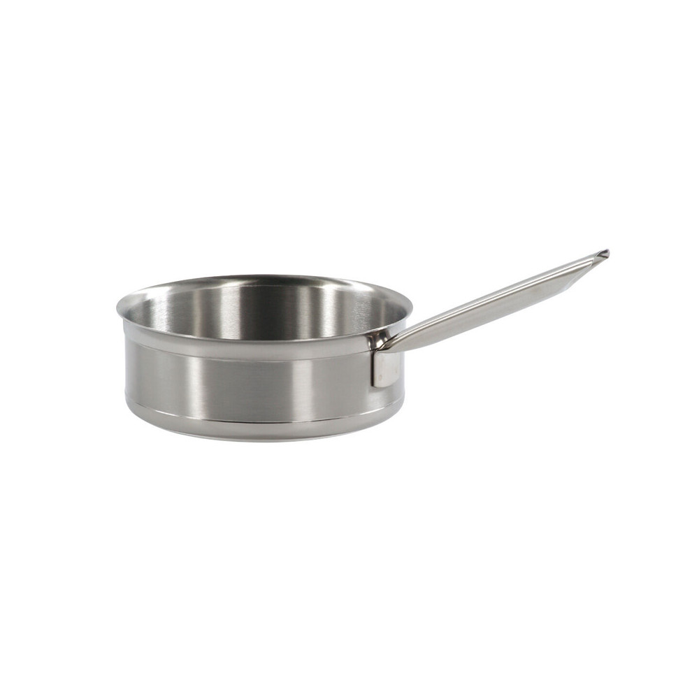 MATFER Tradition Straight Sauté Pan in Stainless Steel - 4 Sizes
