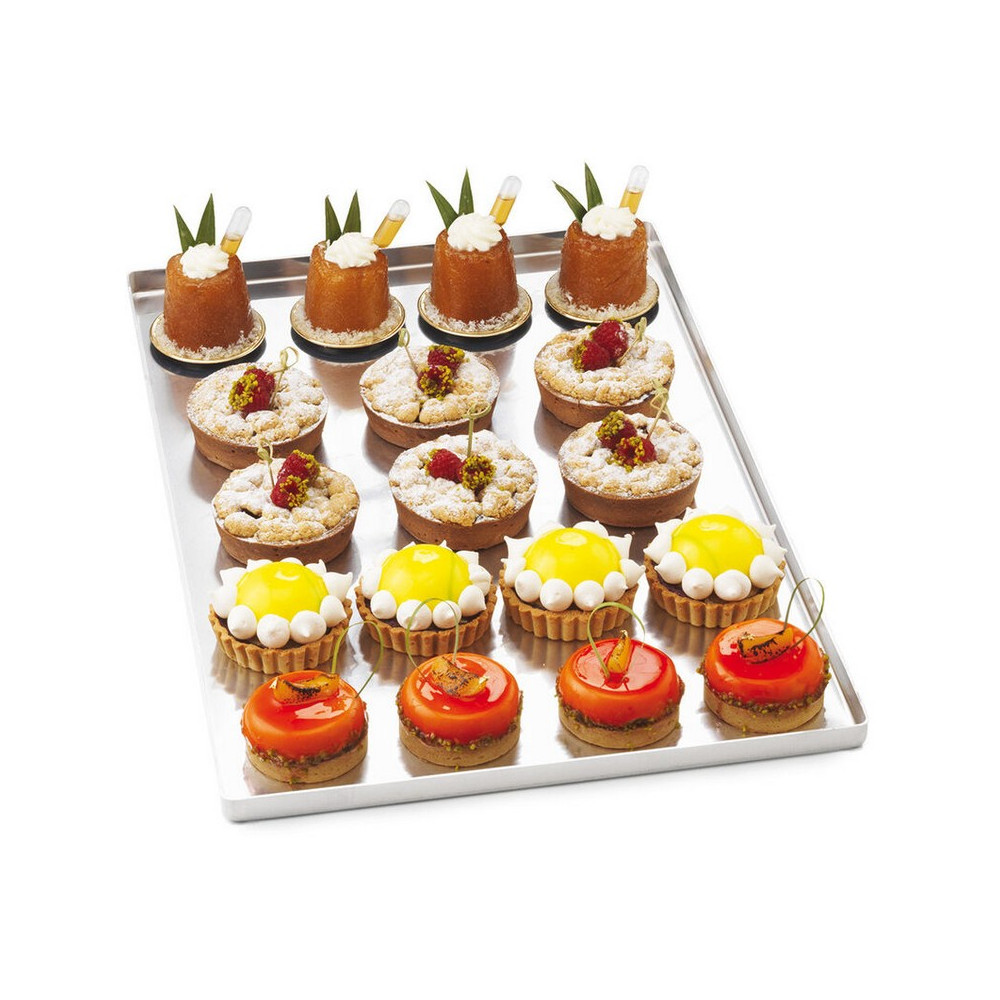 MATFER BOURGEAT Aluminum Baking Sheet with Straight Edges, 60x40cm