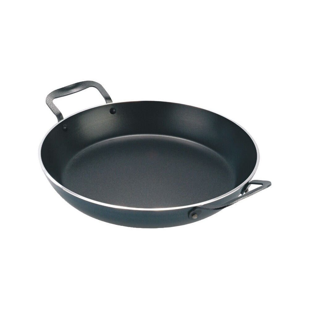 MATFER Chef Non-Stick Flat Aluminum Paella Pan - 3 Sizes